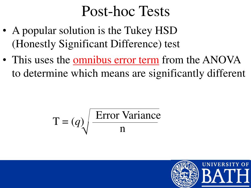 PPT - Locating Variance: Post-Hoc Tests PowerPoint Presentation, free ... PPT - Locating Variance: Post-Hoc Tests PowerPoint Presentation, free ...