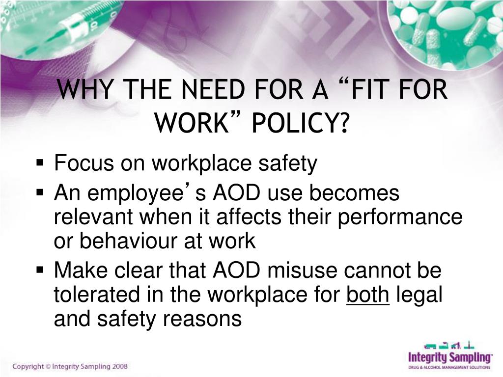 PPT - Integrity Sampling Drug & Alcohol Education Awareness Municipal ...
