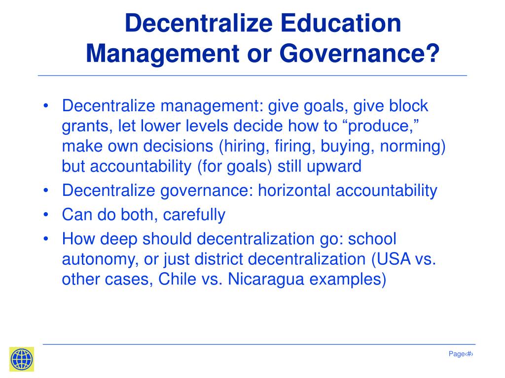 PPT - Decentralized Service Delivery Decentralization and ...