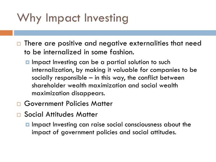 PPT - Impact investing PowerPoint Presentation - ID:1708793