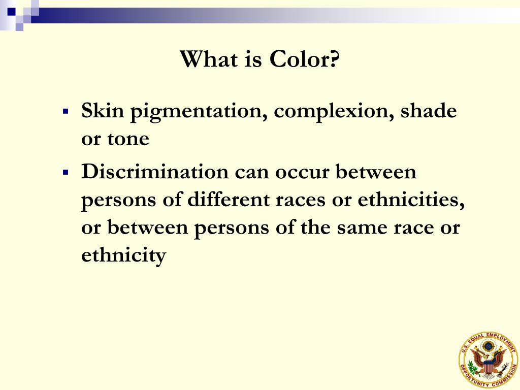PPT - Race, Color & Sex OH MY! PowerPoint Presentation, free download ...