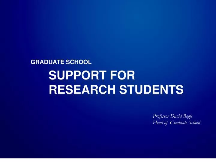 PPT - GRADUATE SCHOOL PowerPoint Presentation, free download - ID:1709244