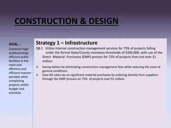 PPT - CONSTRUCTION & DESIGN PowerPoint Presentation, free download - ID ...