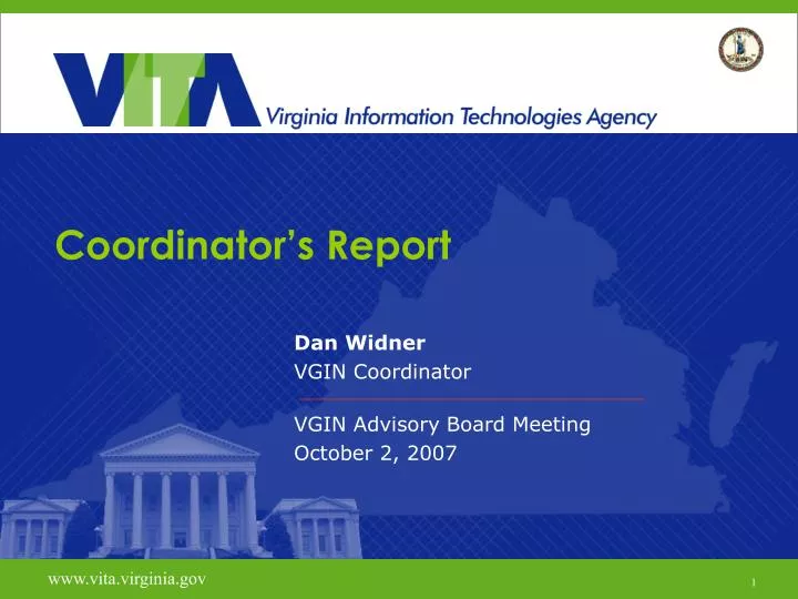 PPT - Coordinator’s Report PowerPoint Presentation, free download - ID ...