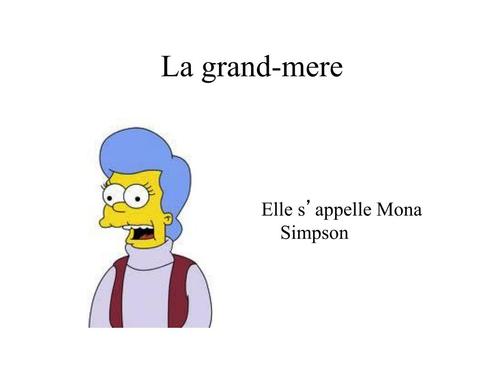 PPT - LA FAMILLE ARBRE GENEALOGIQUE DE LA FAMILLE SIMPSON PowerPoint ...