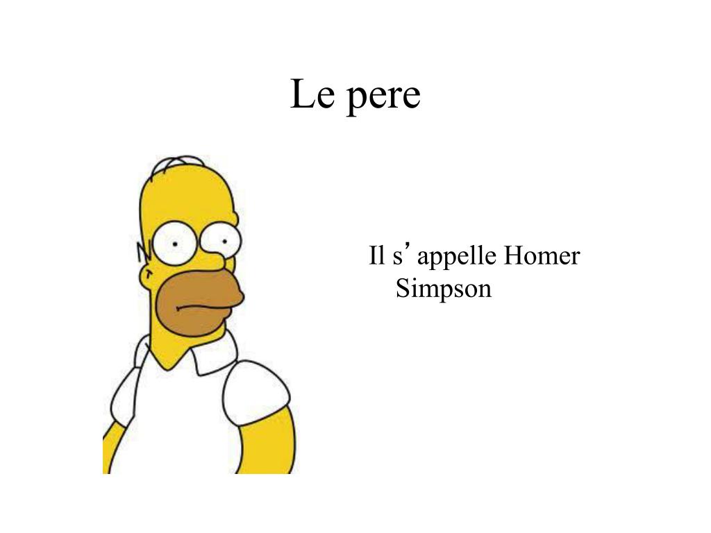 PPT - LA FAMILLE ARBRE GENEALOGIQUE DE LA FAMILLE SIMPSON PowerPoint ...