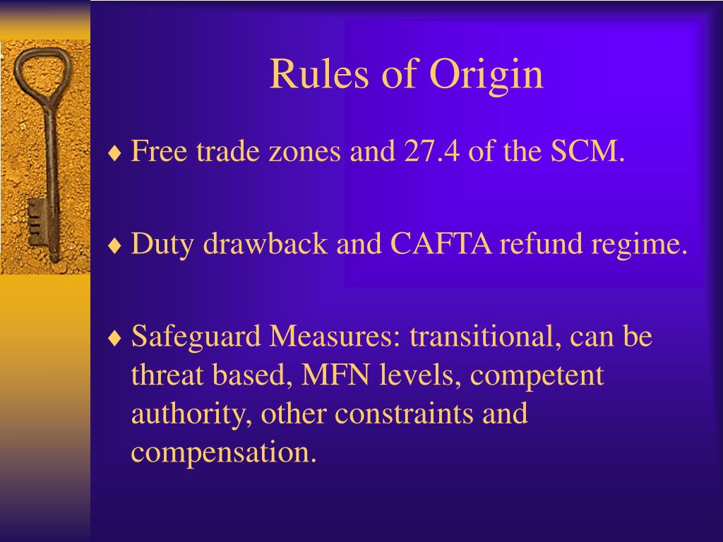 PPT - World Bank Andean FTA Rules of Origin Video Conference: Textiles ...