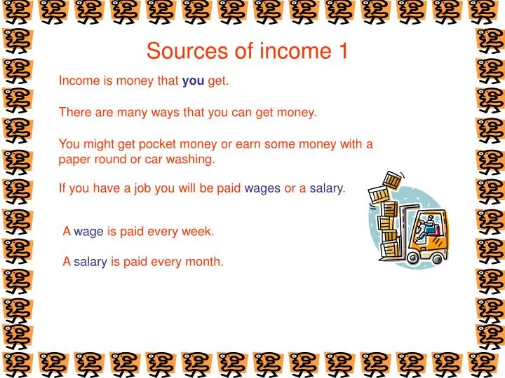 PPT - Sources of income 1 PowerPoint Presentation, free download - ID ...