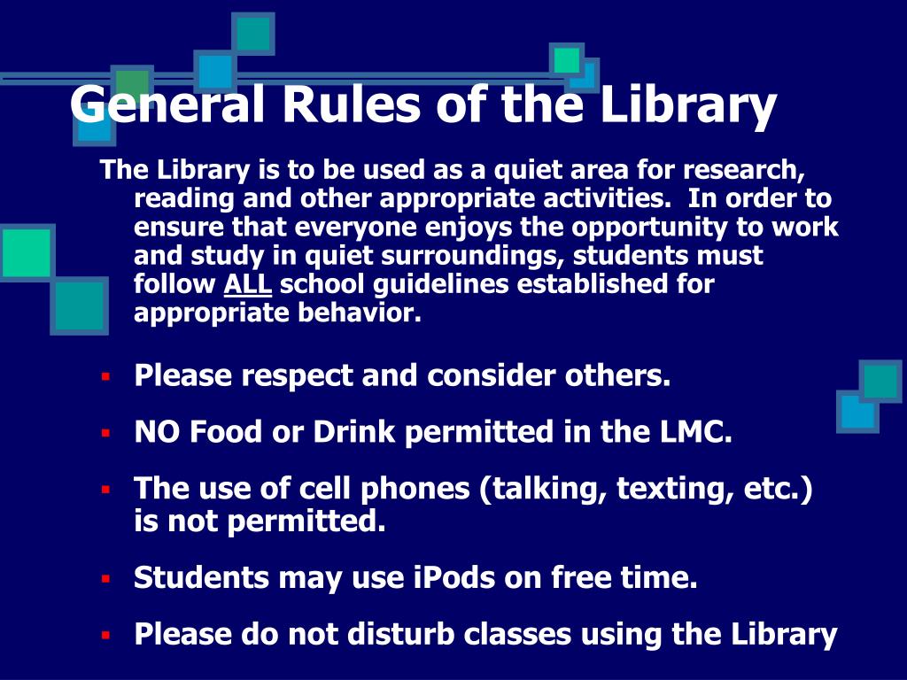 PPT - West Essex High School Library Media Center Policies PowerPoint ...
