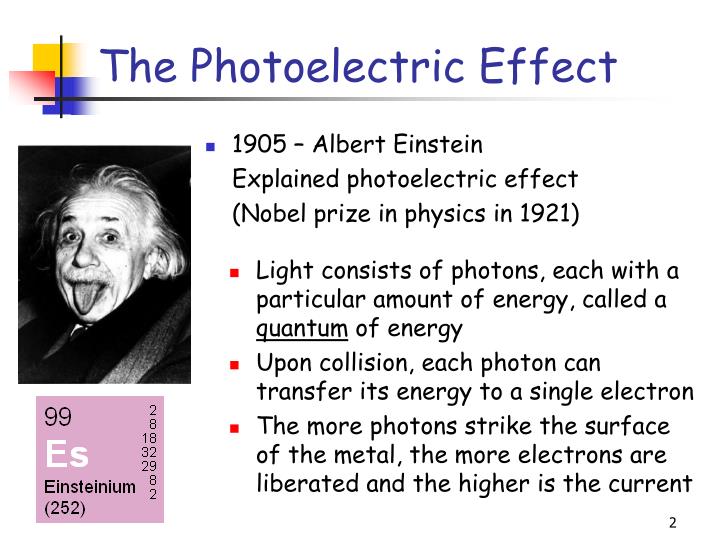 PPT - The Photoelectric Effect PowerPoint Presentation - ID:1710280