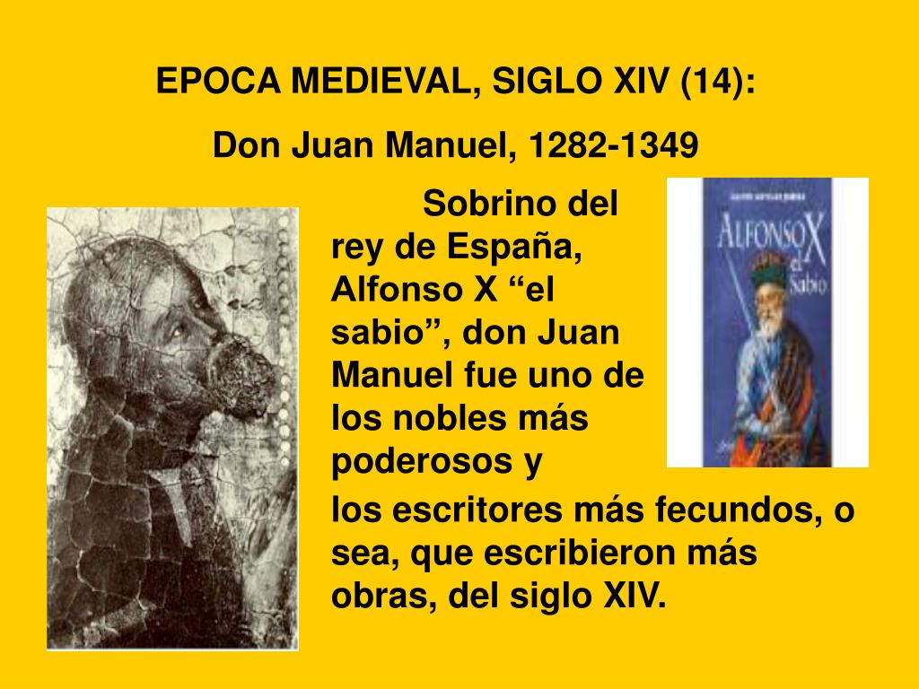 PPT - “Ejemplo XXXV (35)” de El conde Lucanor , don Juan Manuel, 1335 ...
