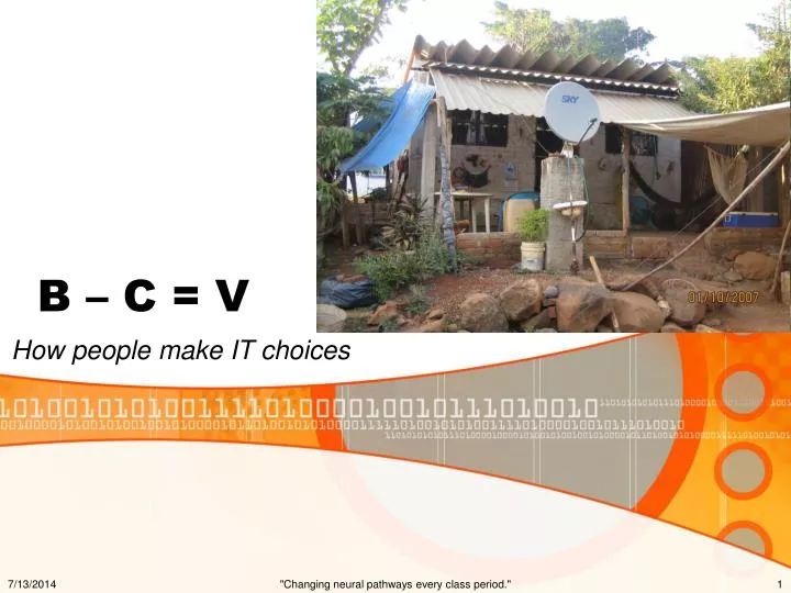 PPT - B – C = V PowerPoint Presentation, free download - ID:1710751