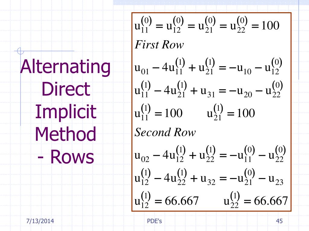 PPT - Partial Differential Equations PowerPoint Presentation, free ... PPT - Partial Differential Equations PowerPoint Presentation, free ...