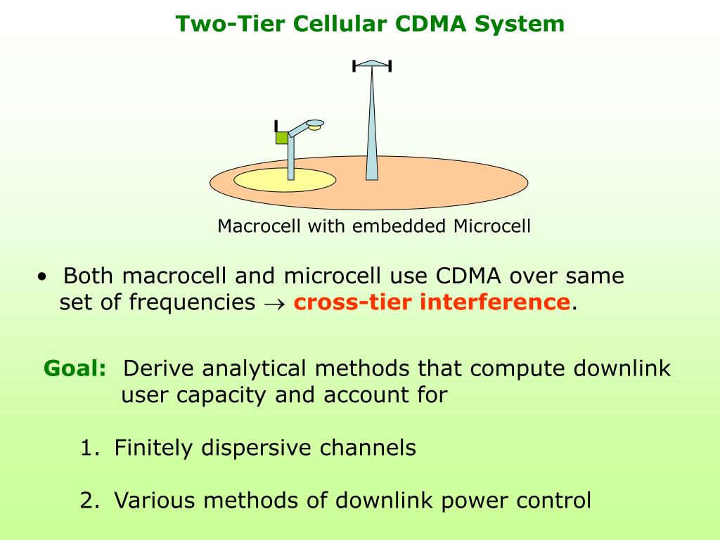 PPT - Downlink User Capacity in a CDMA Macrocell with a Hotspot ...