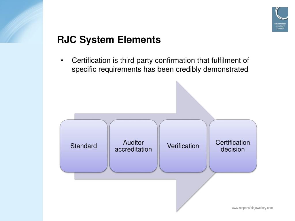 PPT - The Responsible Jewellery Council Certification System PowerPoint ...