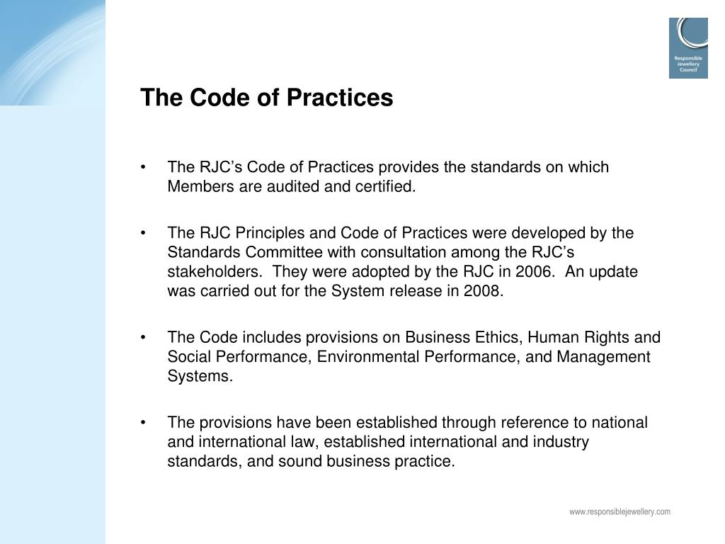 PPT - The Responsible Jewellery Council Certification System PowerPoint ...
