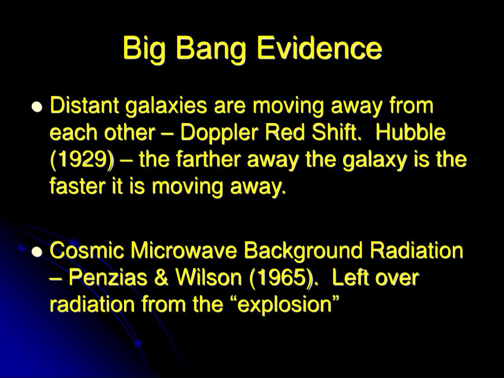 PPT - The Big Bang, Galaxies, & Stars PowerPoint Presentation, free ...