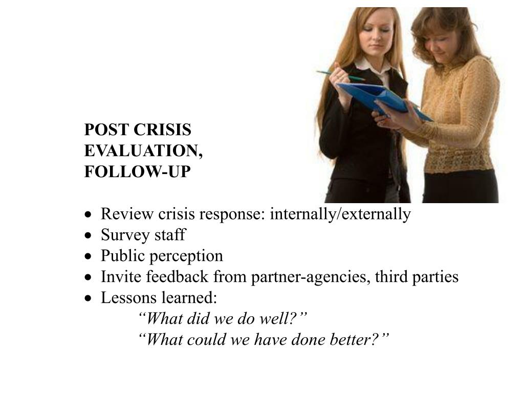 PPT - CRISIS COMMUNICATIONS PLANNING A rehearsal for crisis Planning is ...