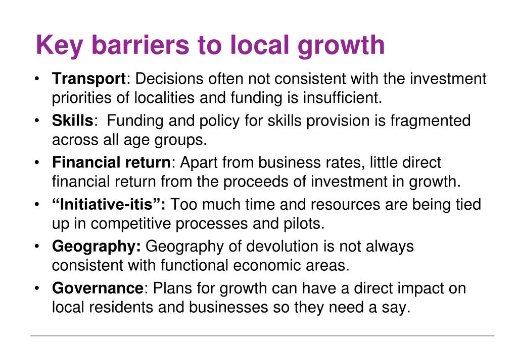 PPT - Driving local growth: challenges and opportunities for councils ...