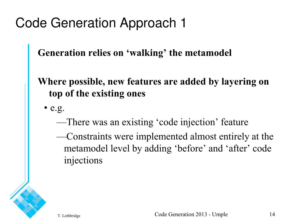 Ppt The Umple Model Oriented Programming Technology Easy To Use Open Source Code Generation