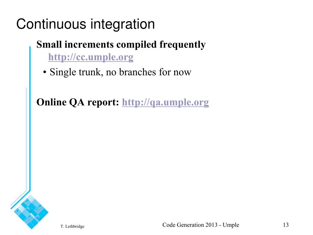 Ppt The Umple Model Oriented Programming Technology Easy To Use Open Source Code Generation
