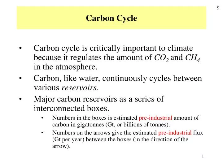 PPT - Carbon Cycle PowerPoint Presentation, free download - ID:1712688