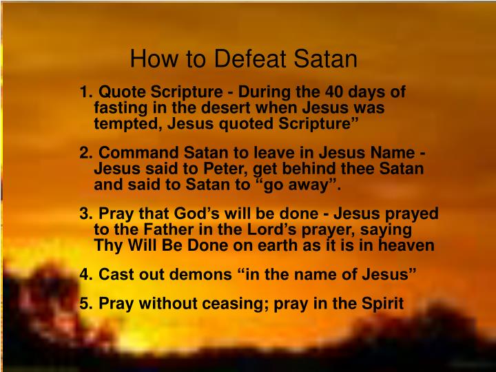 PPT - Who is Satan? PowerPoint Presentation - ID:1712738