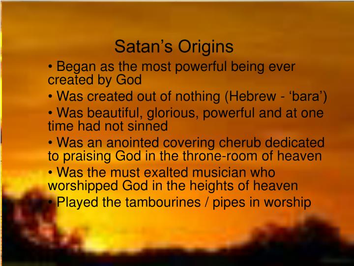 PPT - Who is Satan? PowerPoint Presentation - ID:1712738