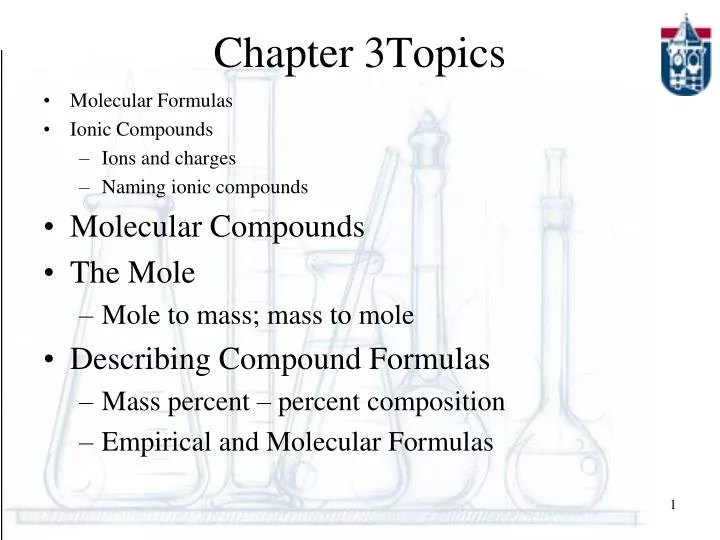 PPT - Chapter 3Topics PowerPoint Presentation, free download - ID:1712929