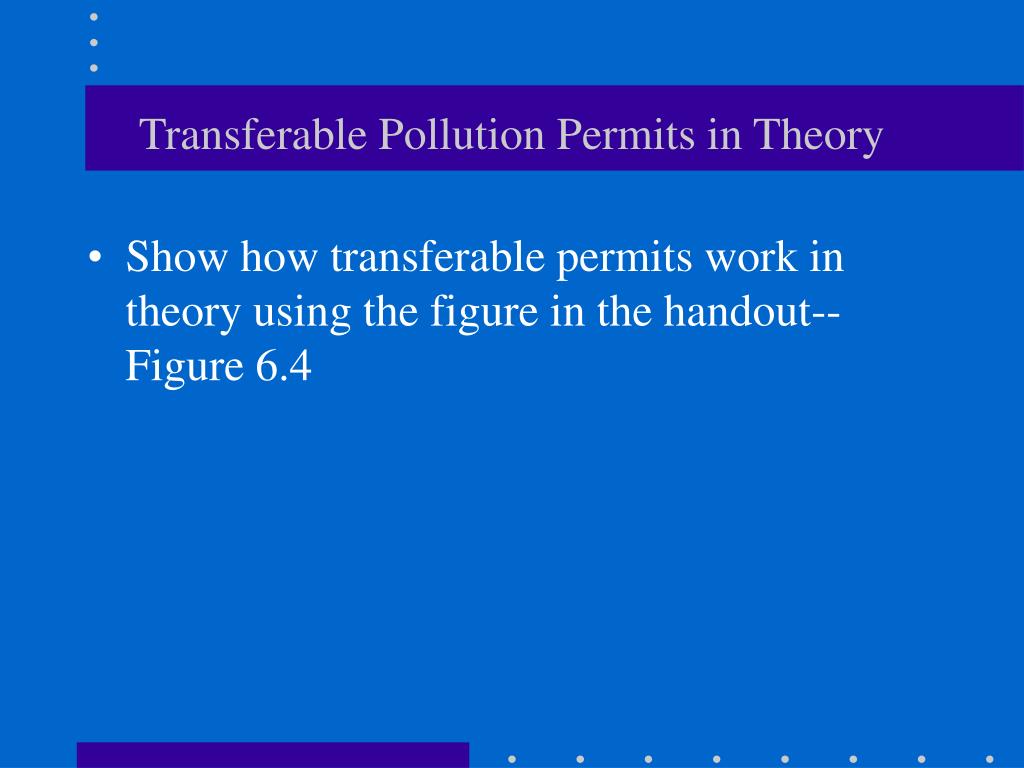 PPT - The Economics of Environmental Regulations PowerPoint ...