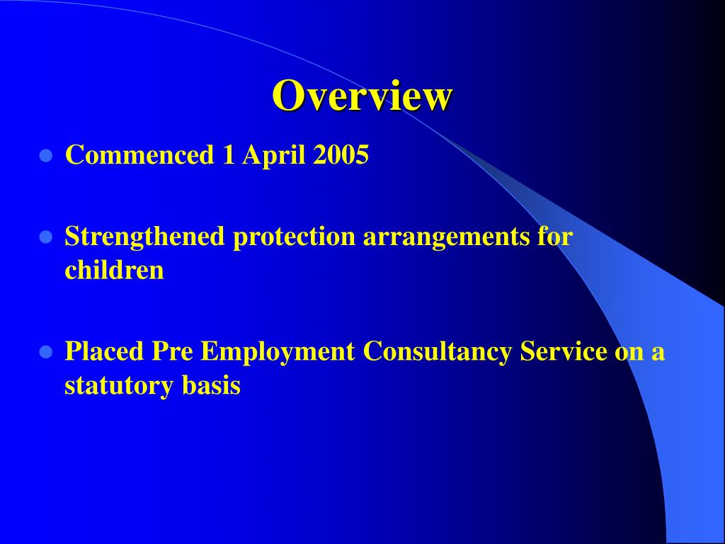 PPT - Protection of Children and Vulnerable Adults (NI) Order 2003 Pat ...