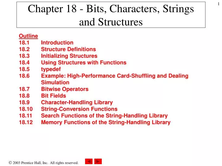 Ppt Chapter 18 Bits Characters Strings And Structures Powerpoint Presentation Id1713240