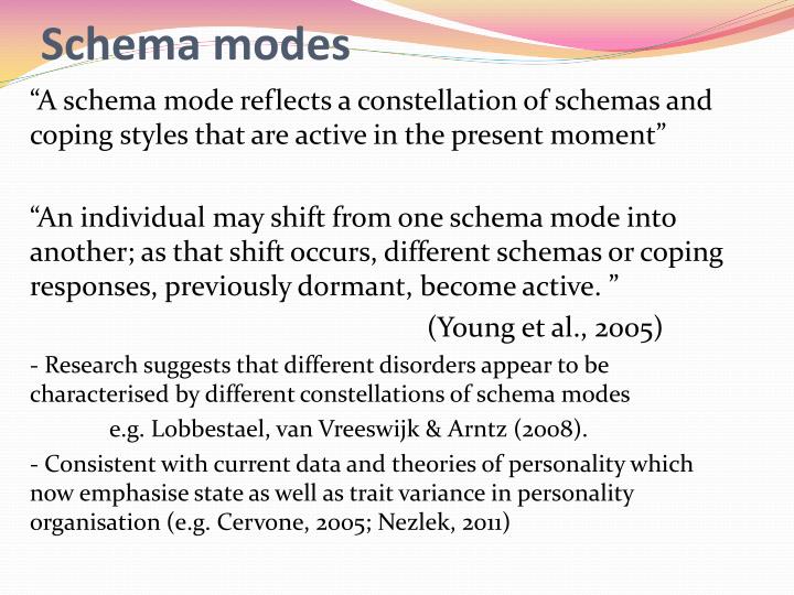 PPT - Schema Modes and Psychological Flexibility Processes: An Approach ...