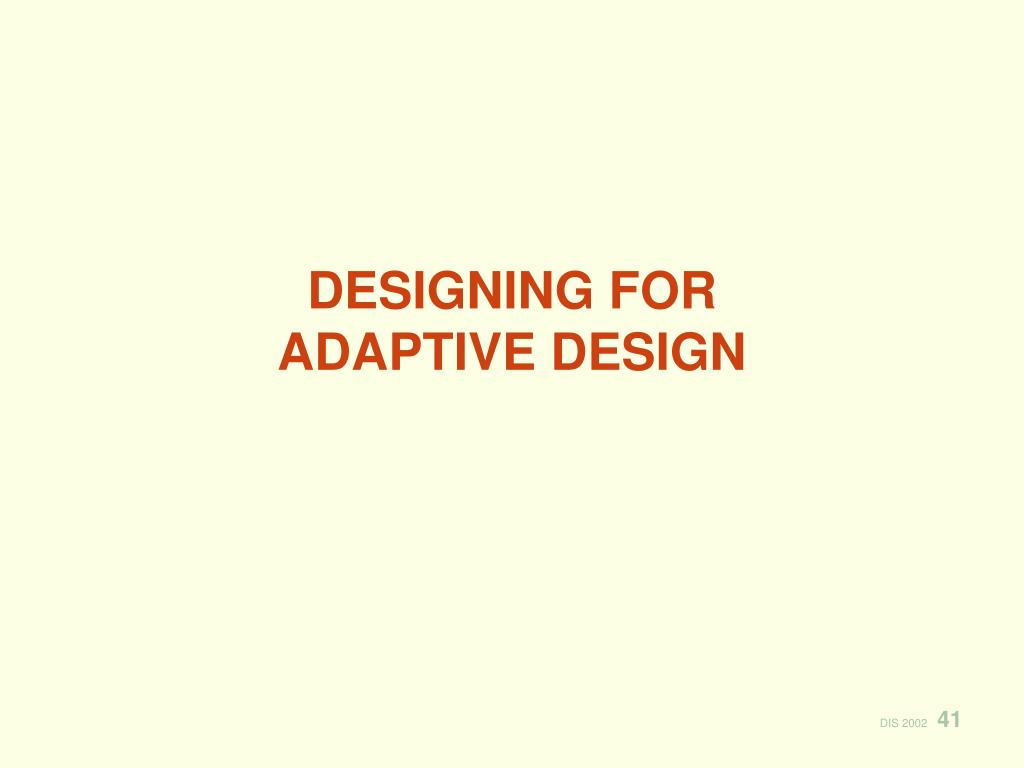 PPT - Everyday Adaptive Design PowerPoint Presentation, free download ...