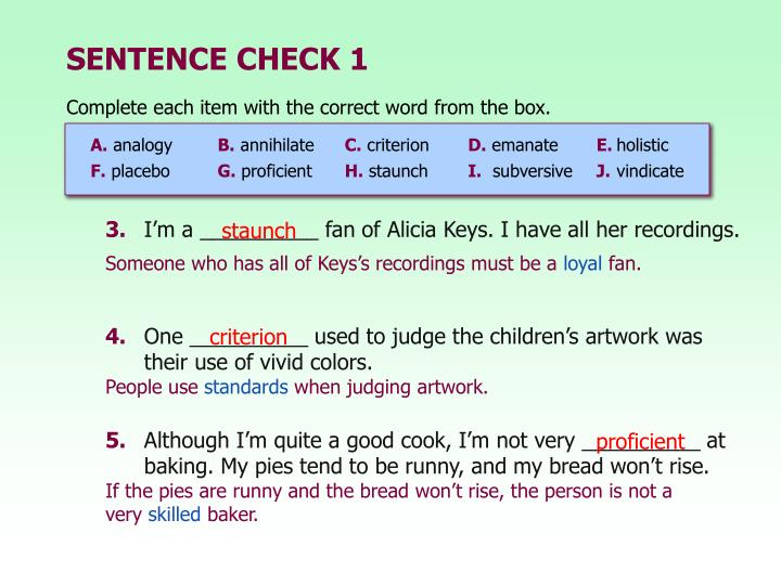 PPT - ADVANCING VOCABULARY SKILLS PowerPoint Presentation - ID:1714003