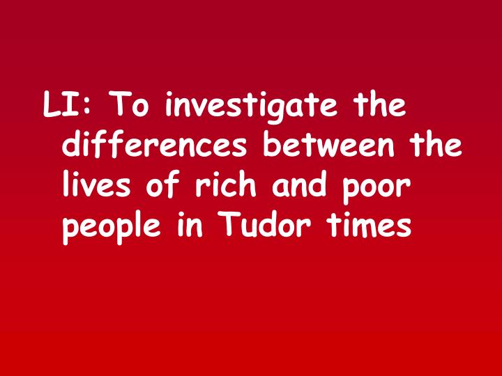 PPT - What Was Life Like for Poor People in Tudor Times? PowerPoint ...