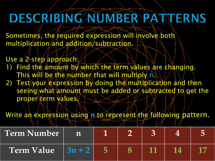 PPT - Describing number patterns PowerPoint Presentation - ID:1714273 PPT - Describing number patterns PowerPoint Presentation - ID:1714273