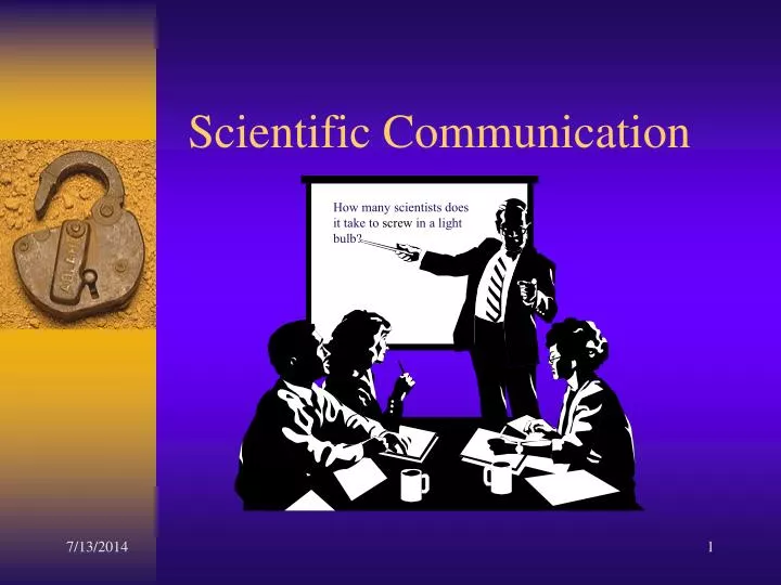 PPT - Scientific Communication PowerPoint Presentation, free download ...