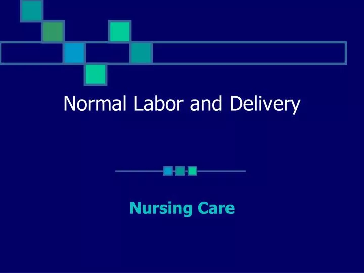 PPT - Normal Labor and Delivery PowerPoint Presentation, free download ...