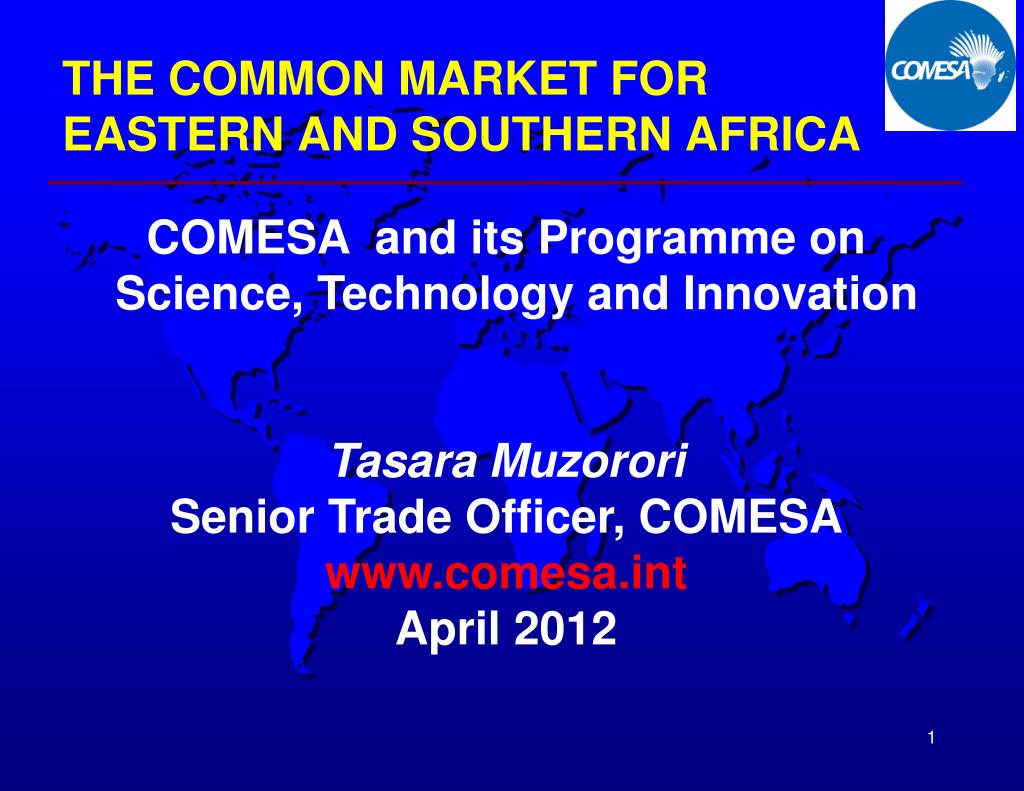 PPT - THE COMMON MARKET FOR EASTERN AND SOUTHERN AFRICA PowerPoint ...