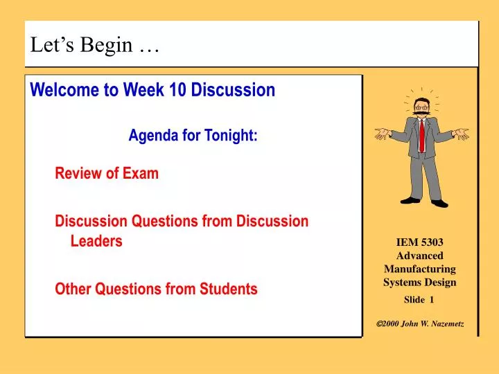 PPT - Let’s Begin … PowerPoint Presentation, free download - ID:1714689