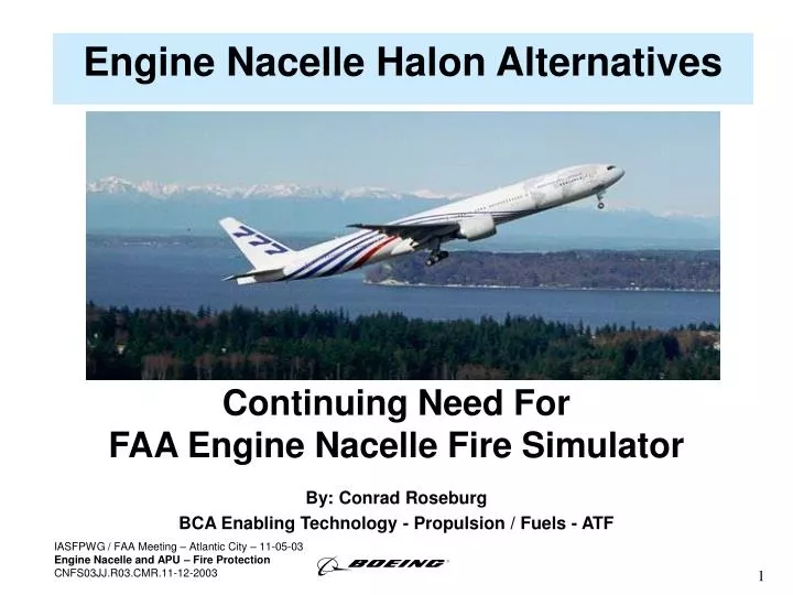 PPT - Engine Nacelle Halon Alternatives PowerPoint Presentation, free ...