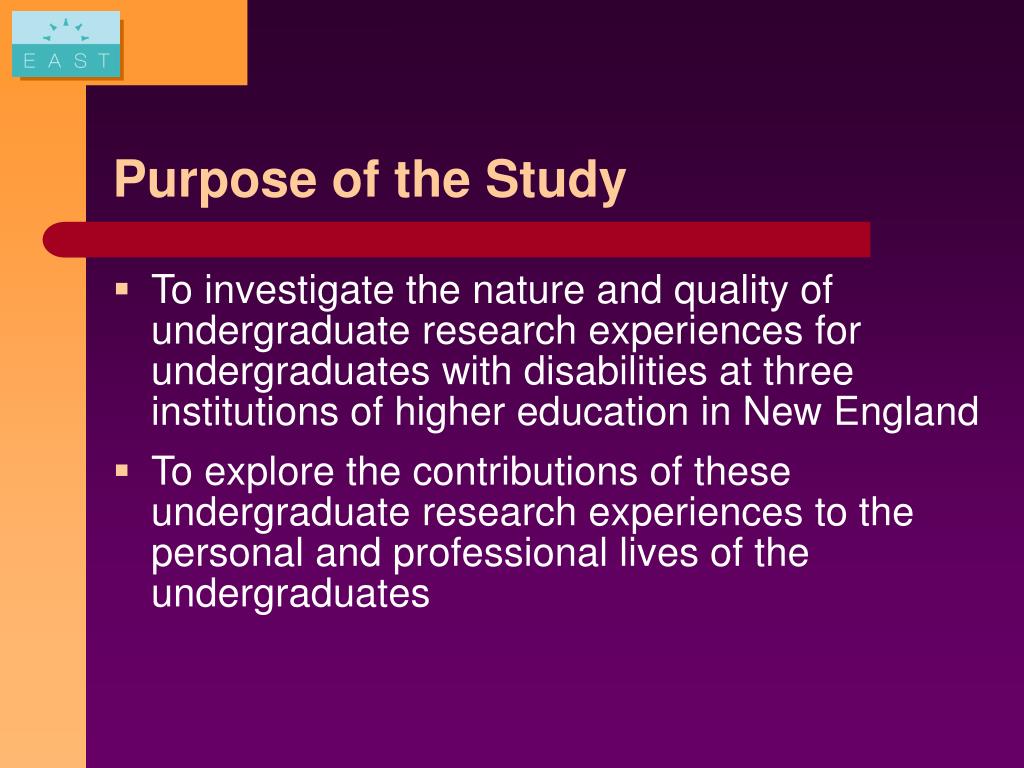 PPT - The Benefits of Research Experiences for Undergraduates with ...