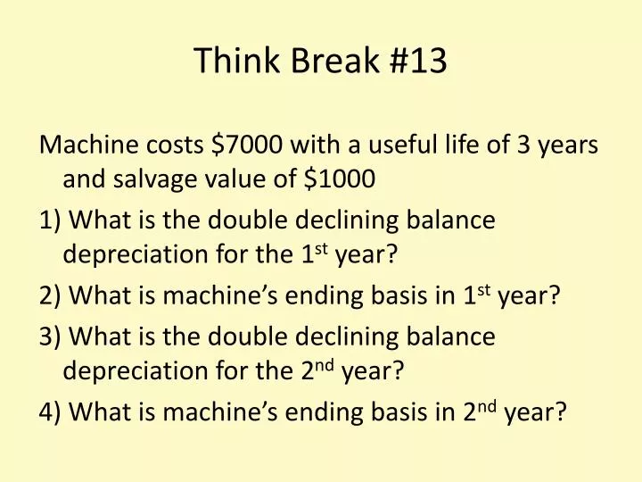 PPT - Think Break #13 PowerPoint Presentation, free download - ID:1715092