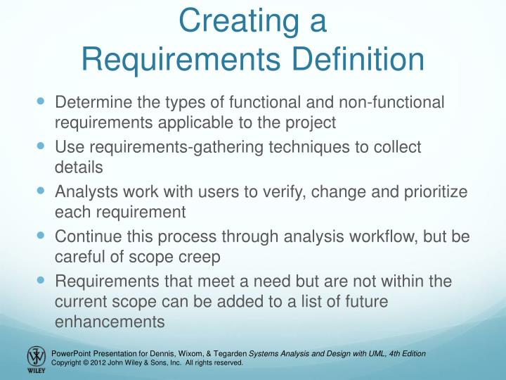 PPT - Chapter 3: Requirements Determination PowerPoint Presentation ...