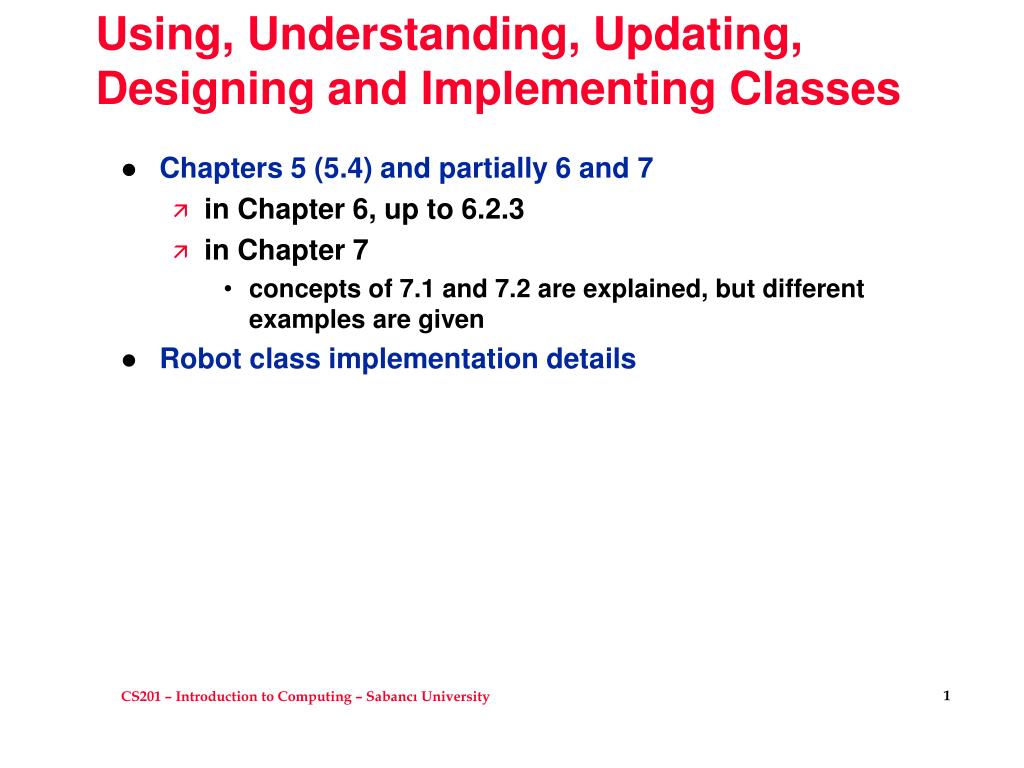 PPT - Using , Understanding , Updating, Designing and Implementing ...