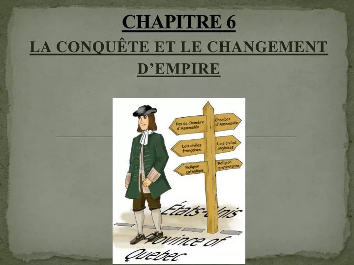 PPT - CHAPITRE 6 PowerPoint Presentation, free download - ID:1715892