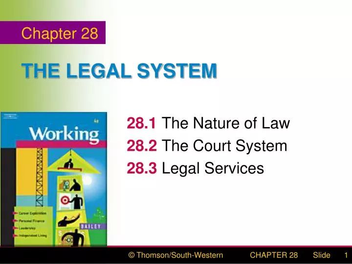 PPT - THE LEGAL SYSTEM PowerPoint Presentation, free download - ID:1716375