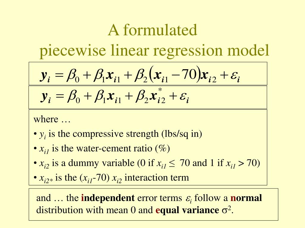 PPT - Piecewise linear regression models PowerPoint Presentation, free ... PPT - Piecewise linear regression models PowerPoint Presentation, free ...