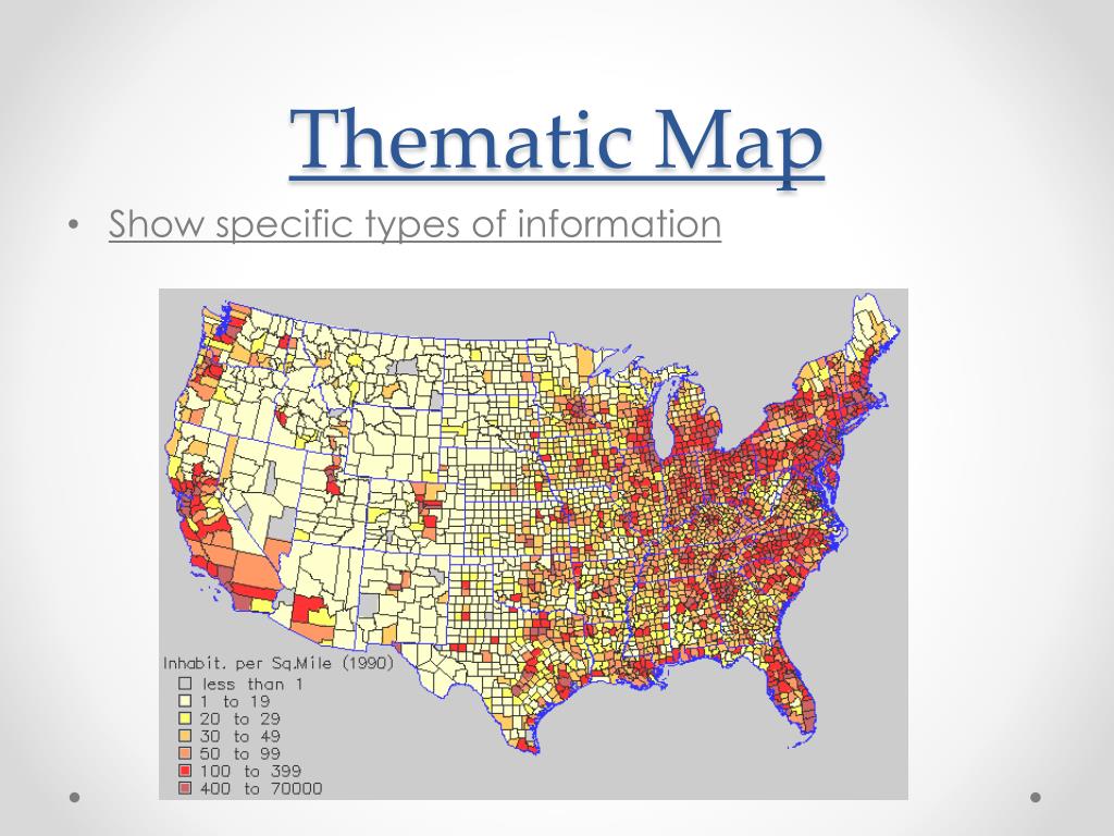 Thematic Map Thematic Map